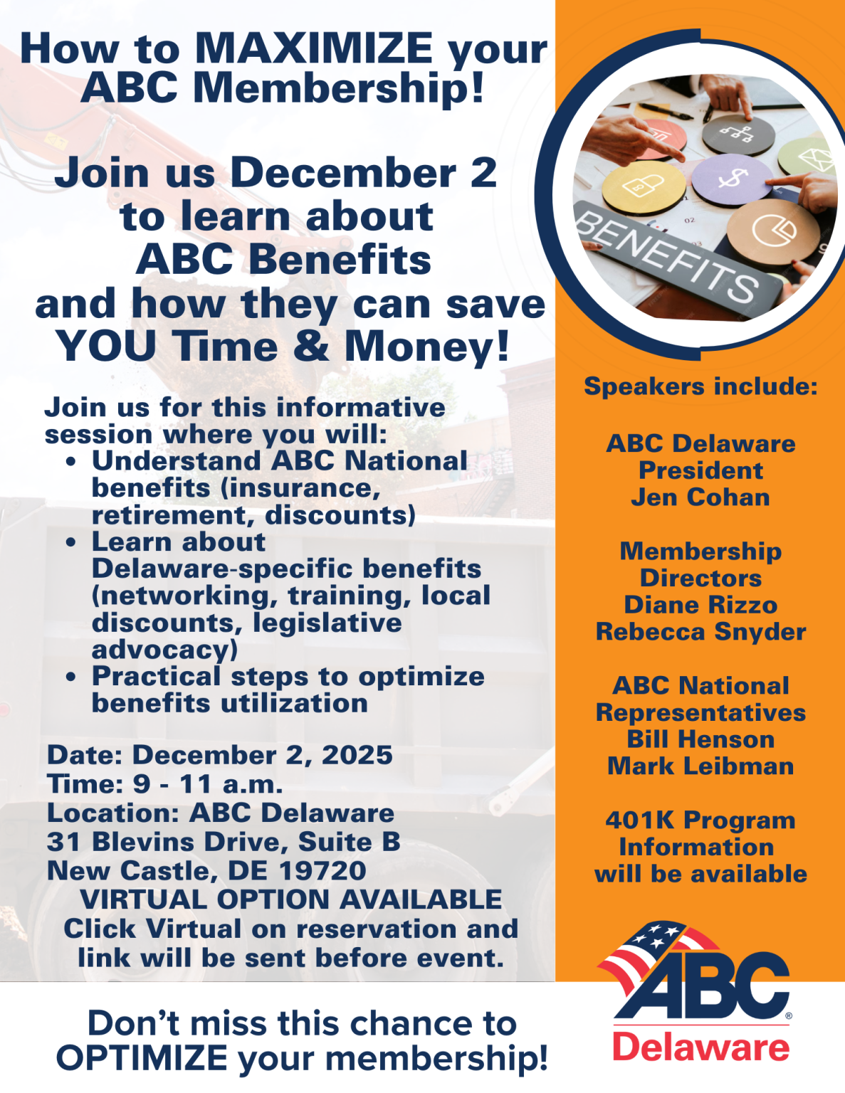 How to MAXIMIZE YOUR ABC Member Benefits - ABC Delaware